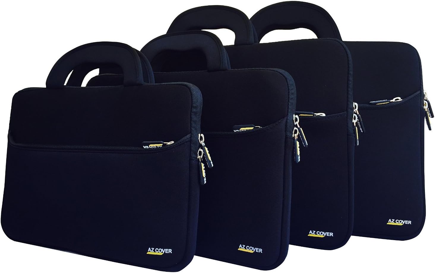 Amazon.com: AZ-Cover 15.6-Inch Laptop Sleeve Case Bag (Black) With ...