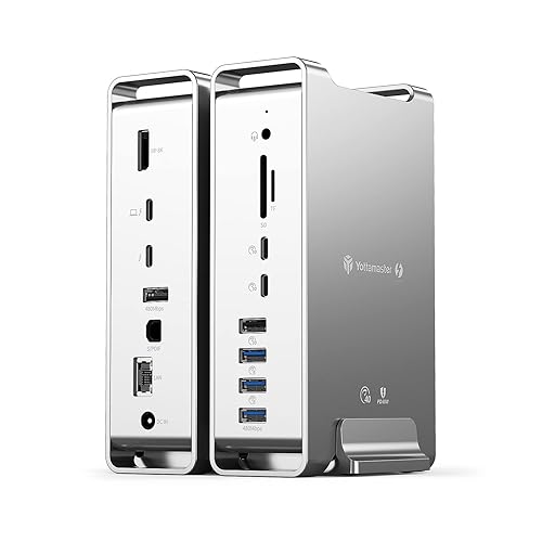 Yottamaster 40Gbps USB C Docking Station Compatible with Thunderbolt 3 ...