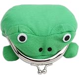 AWG Green Frog Gama-chan Wallet Coin Purse Pouch | Cute Anime Funny ...