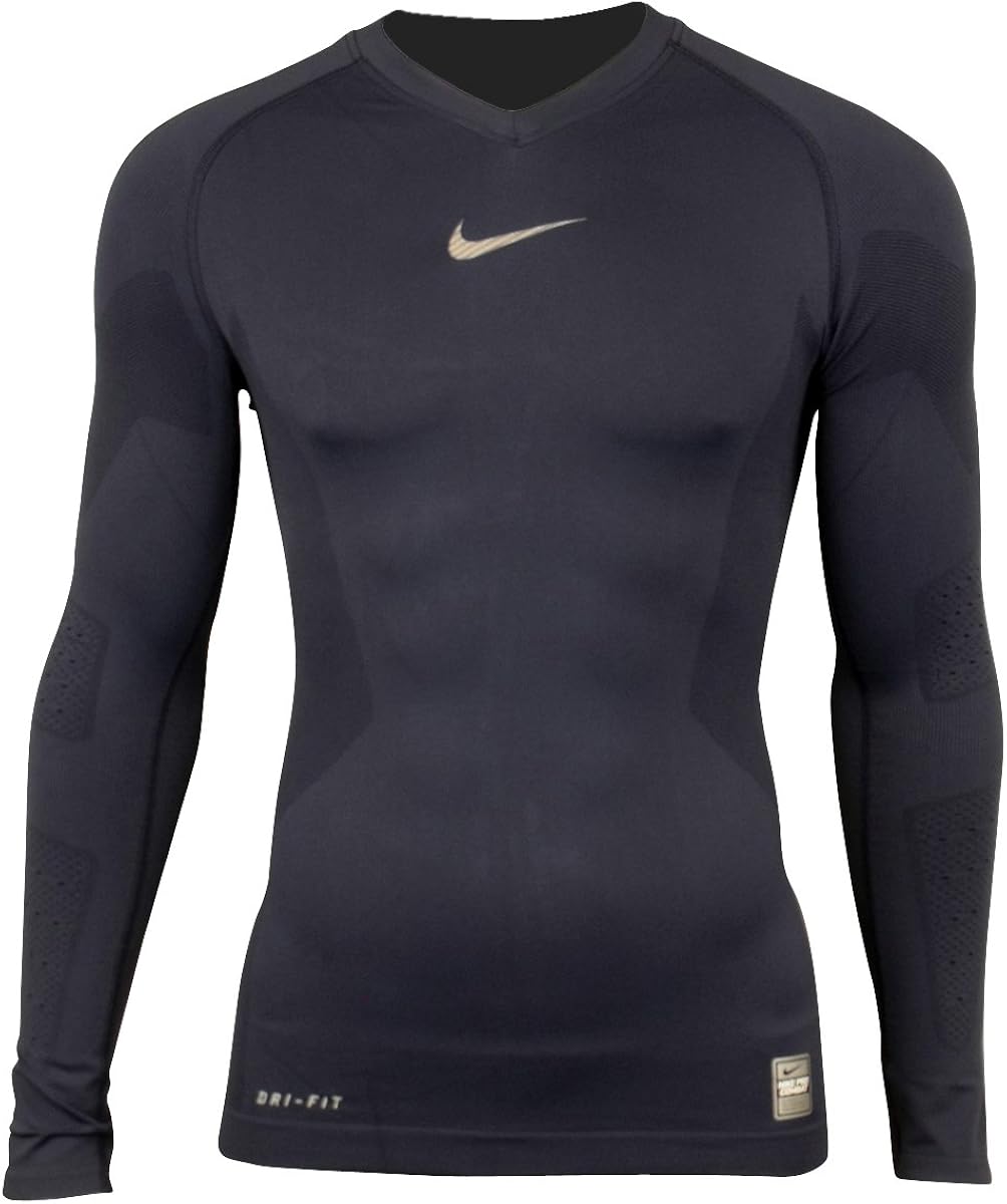 Mens Nike Pro Combat Hypercool Long Sleeve Sports Compression Baselayer ...
