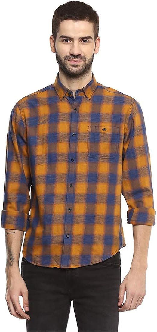 Buy BLACKBERRY'S URBAN Men's Regular Fit Shirt at Amazon.in