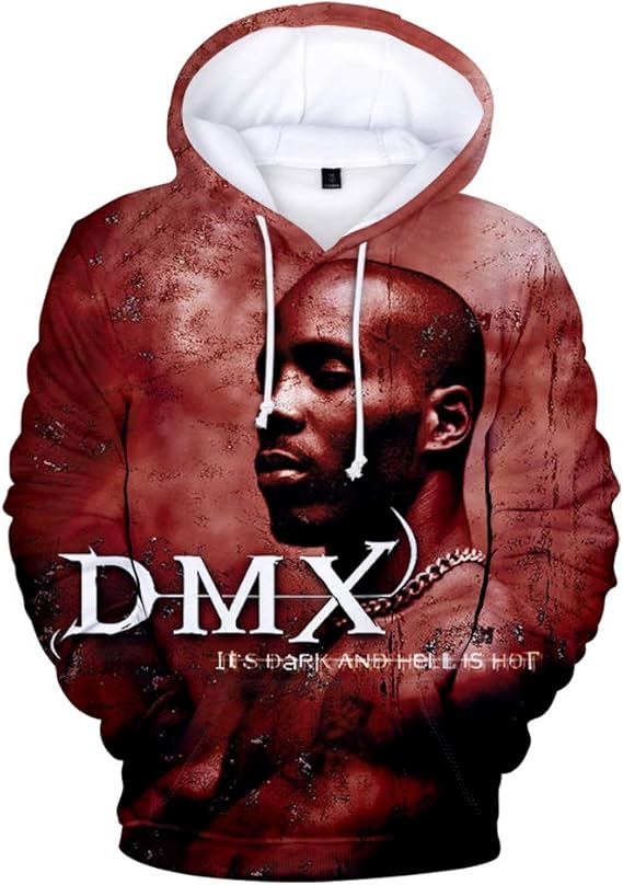 DMX Hoodie Pullover for Men and Women Hooded Sweatshirt Top Casual ...