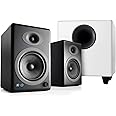 Amazon.com: Audioengine A5 Black Powered Speakers and S8 White Subwoofer with Remote : Electronics