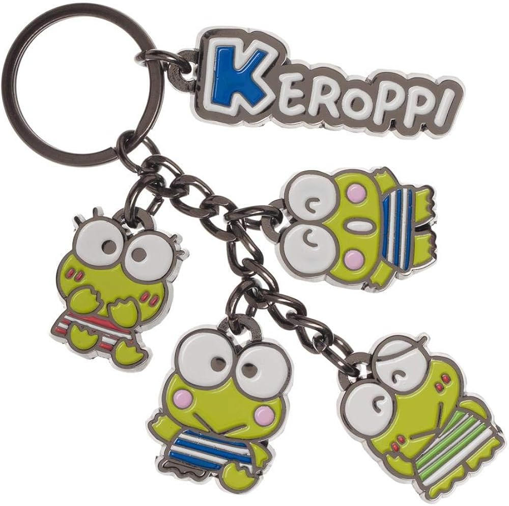 Amazon.com: Multi- Keroppi Charms Anime Keychain: Clothing