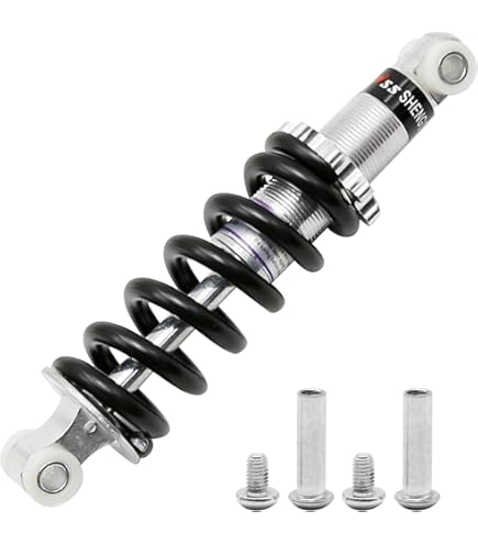 Ebike Suspension Adjustable Bike Coil Shock Absorber, Rear Spring Shock ...