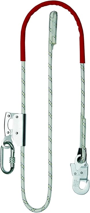 Adjustable Height Safety Work Positioning Lanyard Fall Arrest ...