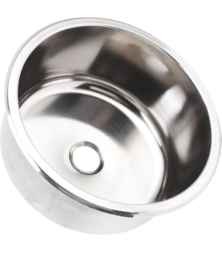 Round Stainless Steel Sink, Sink Rv Marine Sink 04 Stainless Steel Rv ...