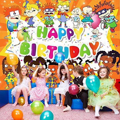 Buy Rugrats Backdrop Rugrats Go Wild Party Supplies Banner Photography ...