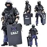 Amazon.com: ViiKONDO 1/6 Scale SWAT Action Figure Toy Army Men 12inch ...