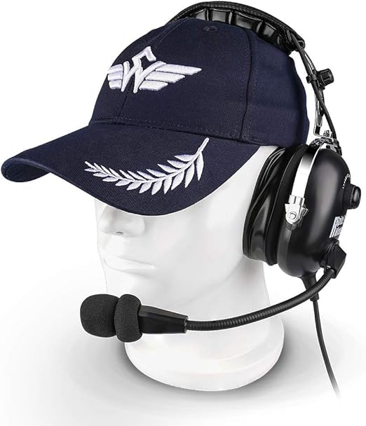 Amazon.com: Aviation Headset for Pilots with Comfort Ear Seals, Noise ...