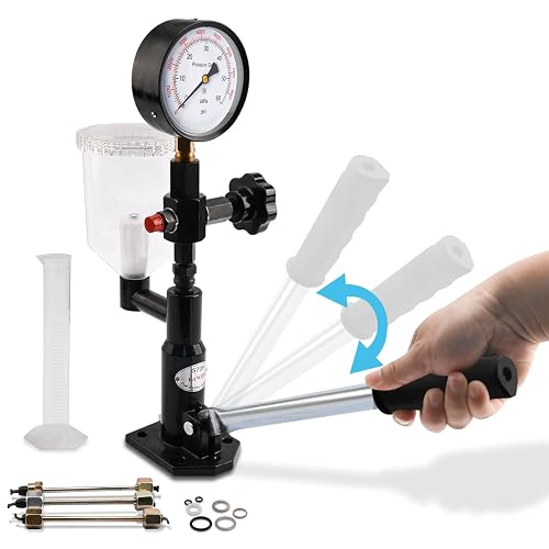 600Bar Diesel Fuel Injector Tester 8000PSI Diesel Injector Nozzle ...