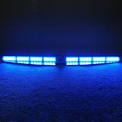 VSLED 2-16 LED 32 Watt Blue LED Light Car Truck Emergency Beacon Light ...