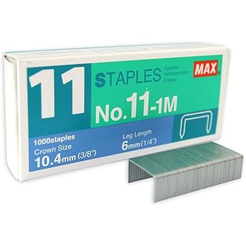 Max Staples 2115 1/4-5M. Box of 5000 Staples: Amazon.ca: Office Products