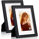 Amazon.com - 6x8 inch Picture Frame Made of Solid Wood and High ...