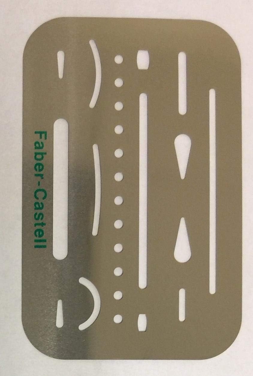 Helix Technical Metal Erasing Shield Drawing Template – BigaMart