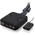 Amazon.com: IOGEAR 2-Port USB DisplayPort Cable KVM Switch - 4K 30Hz ...