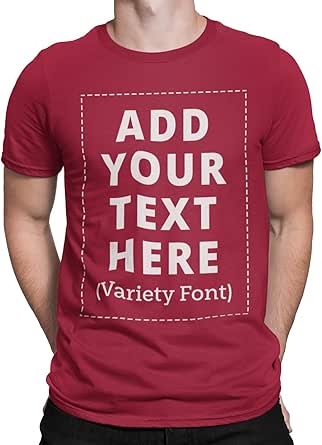 playera personalizada para hombre con texto personalizado para añadir ...