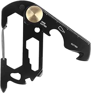 Keychain Multitool,Stainless Steel Multi-tool Carabiner Keychain Bottle ...