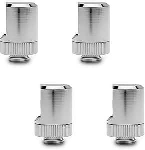 Amazon.com: EKWB EK-Torque 90 Degree Angled Rotary Fitting, Nickel, 4-Pack : Electronics