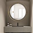 Amazon.com: ietat 27 Inch Round Vanity Mirror, Home Decorative Mirror ...