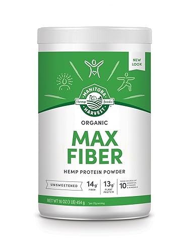 Manitoba Harvest Hemp Yeah Organic Max Fiber Protein Powder ...