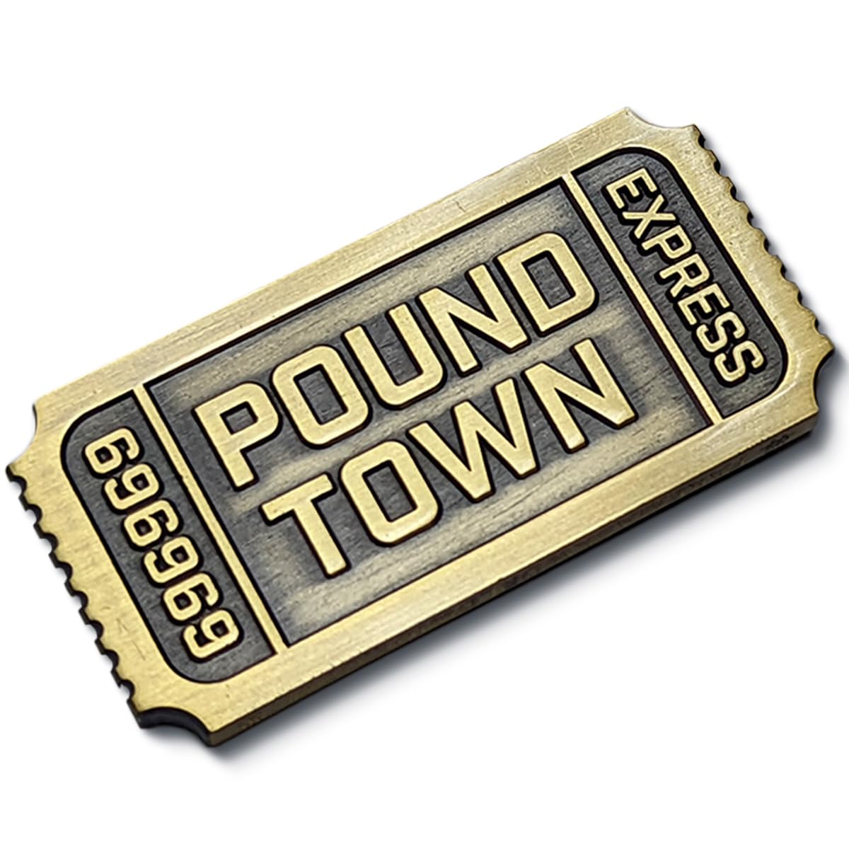 Mua Pound Town Metal Ticket Novelty Challenge Coin (1 Piece) trên ...