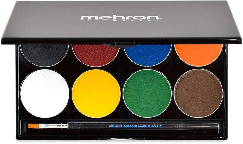Mehron Paradise Palette Basic, 8 Colors basic E17D1 (US) – BigaMart