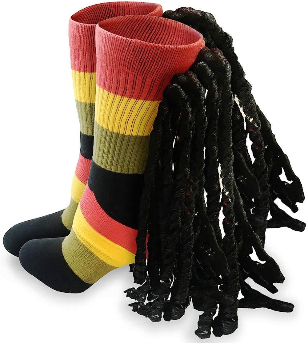 Amazon.com: Lock Socks - Dreads for Your Feet, Mon - Dreadlock Socks ...