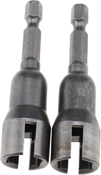 Amazon.com: Creative-Idea 2pcs Wing Nut Drill Bit Socket Tool,1/4" Hex ...