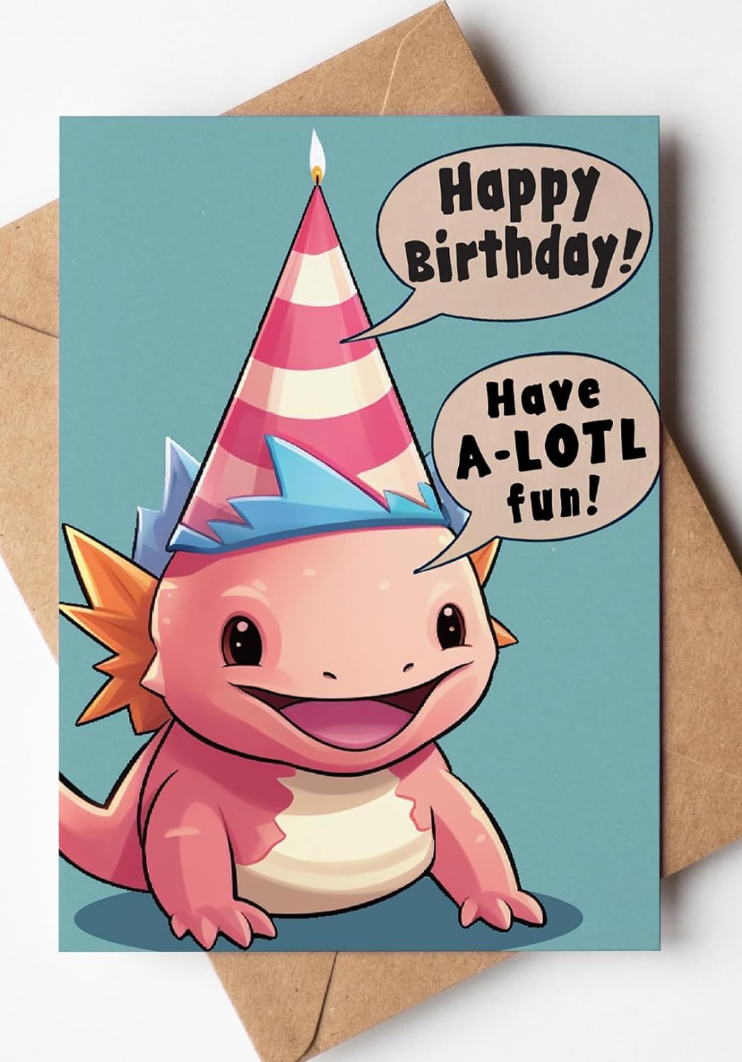 Mua Axolotl Birthday Card - Super Cute Axolotl Birthday Decorations ...