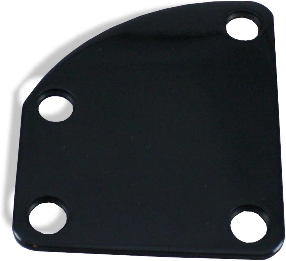 Amazon.com: Neck Plate Guitar Curved Black 2" x 2 1/2" Steel: Musical ...