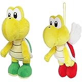 Amazon.com: Little Buddy Set of 2 Super Mario All Star 1422 Waluigi & 1421 Wario Stuffed Plush ...