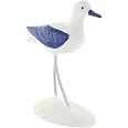 Amazon.com: The Bridge Collection Standing White and Blue Resin ...