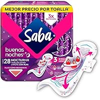 Saba Saba Ultra Invisible Buenas Noches, Toallas Nocturnas Con Alas ...