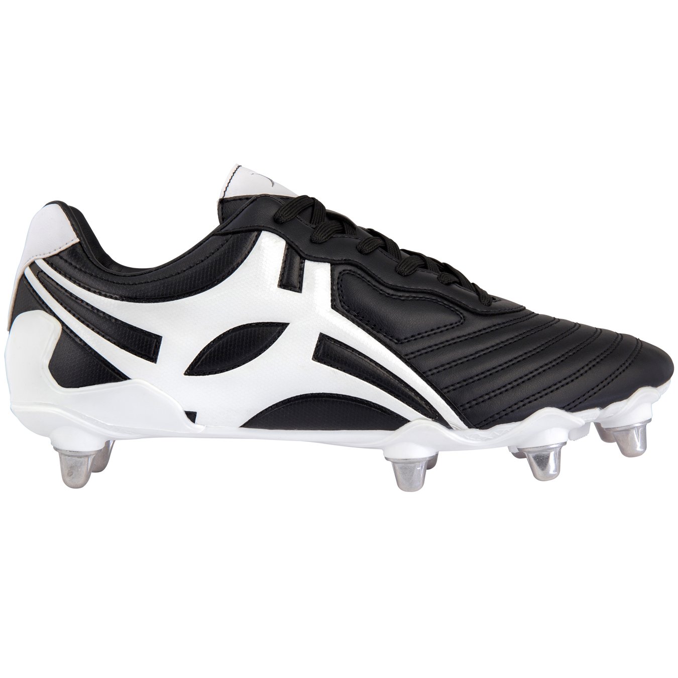Celera V3 8 Stud SG - Crampons de Rugby - Noir//Blanc Gilbert