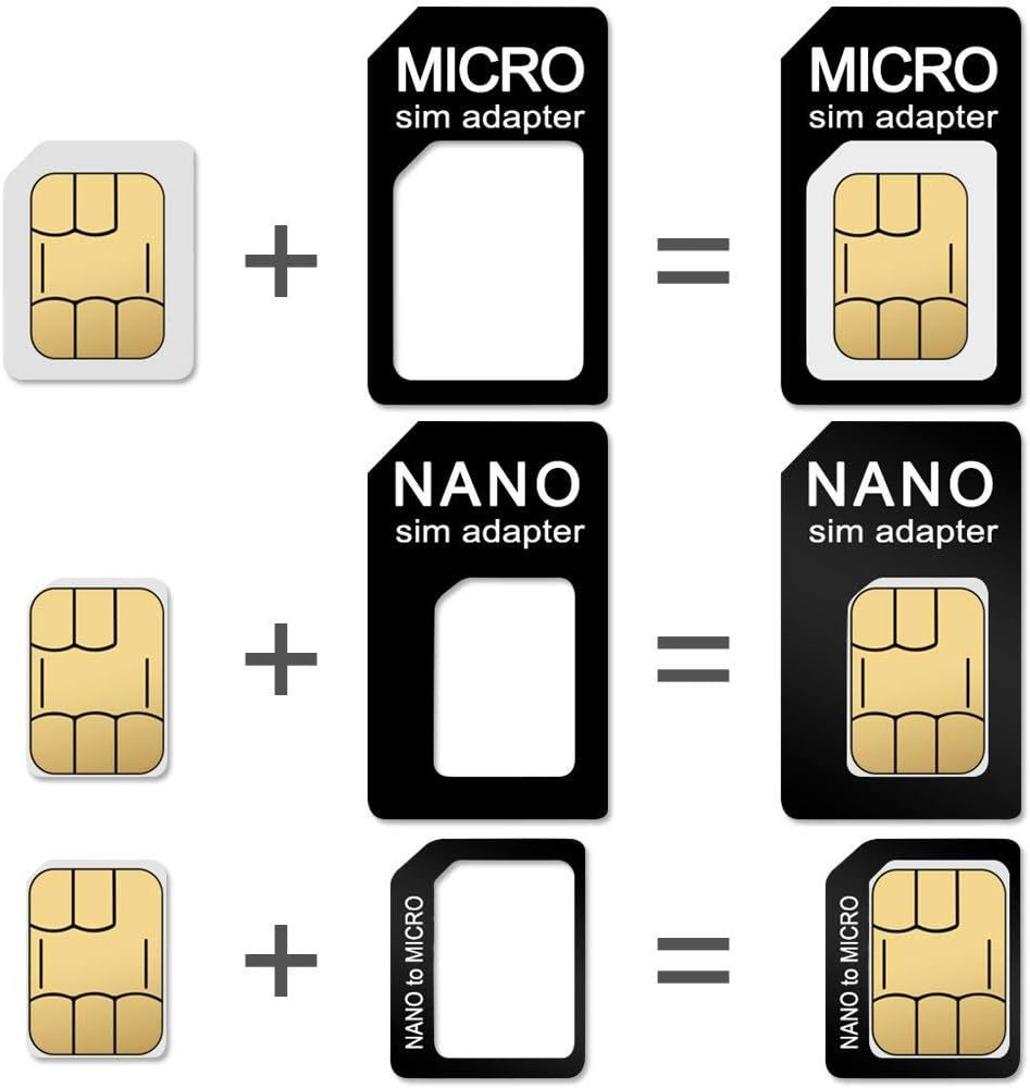 CKANDAY 2 Packs SIM Card Holders with Tray Opener Pins, Card Storage ...