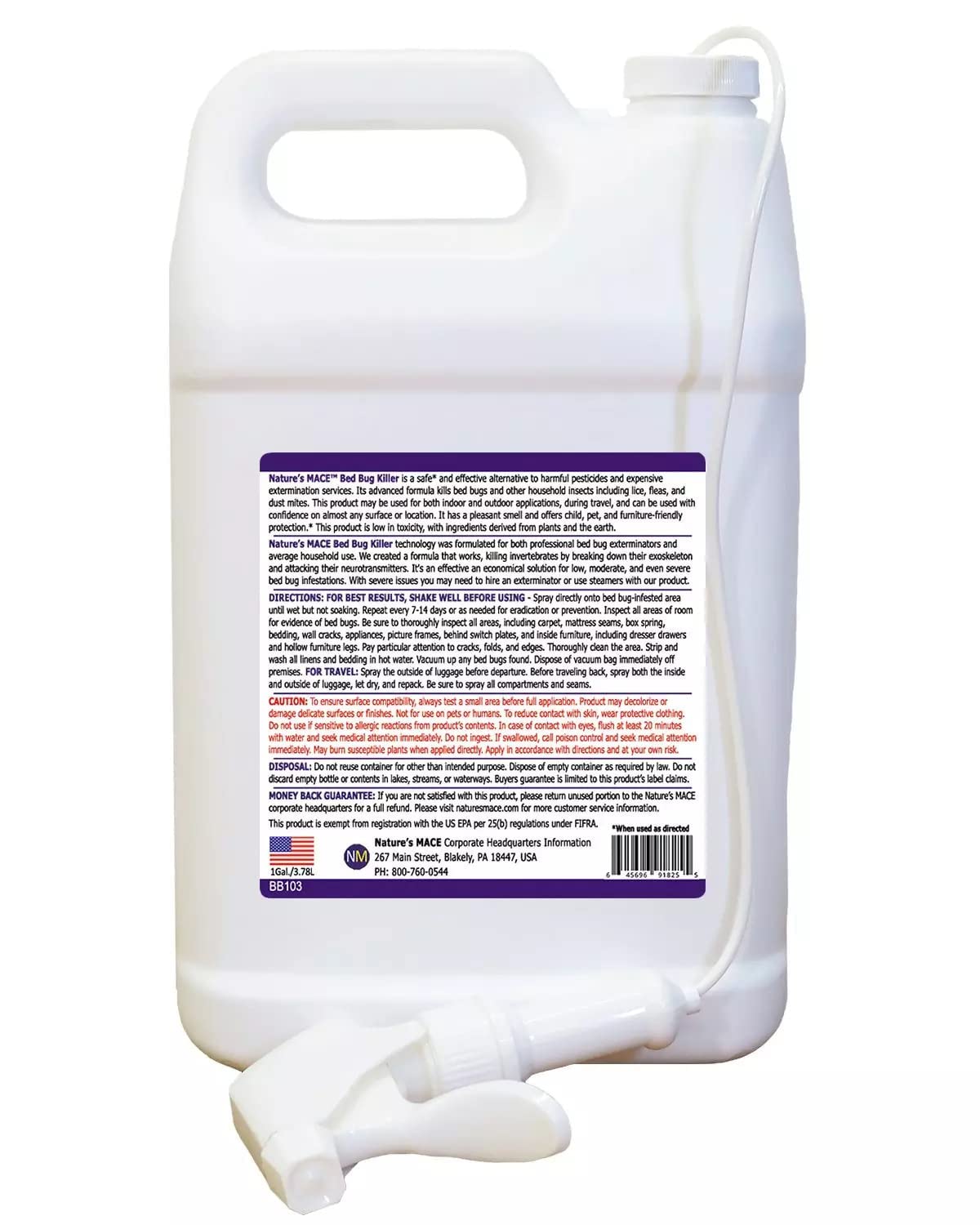 Mua Nature’s MACE Bed Bug Killer 1 Gallon, Kill BedBugs Treatment ...