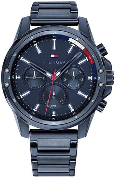 Reloj Tommy Hilfiger para Caballero Color Azul 1791789: Amazon.com.mx ...