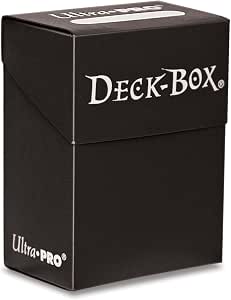 Amazon.com: Ultra Pro 80 Card Deck Box - Black : Toys & Games