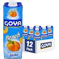 Amazon.com : Goya Foods Peach Nectar, 33.8 Fl Oz (Pack of 12) : Grocery ...
