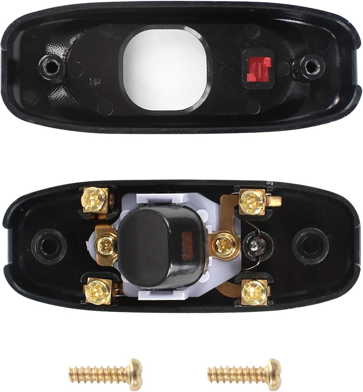 6 Pieces Inline Light Switch, 250V 10A Inline Cord Switch Rocker Feed ...