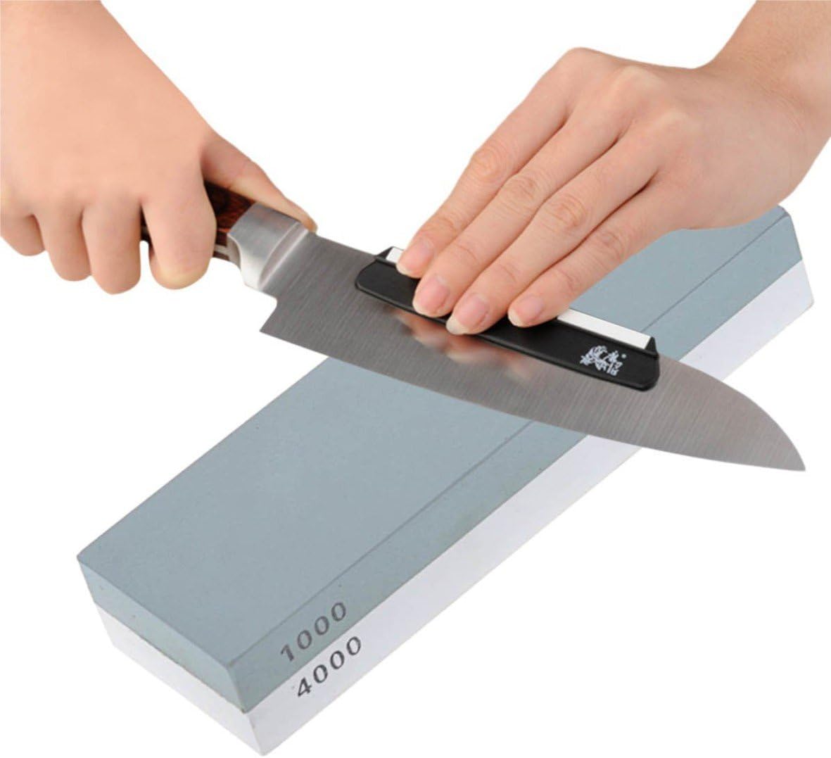 Grit Knife Sharpening Sharpeners Water Stone Dual Whetstone 3000/8000 ...