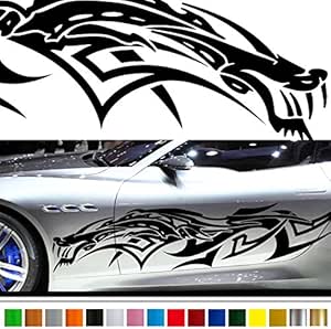 Amazon.com: Dragon car Sticker car Vinyl Side Graphics 135/car ...