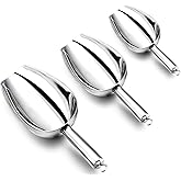 Amazon.com: E-far Mini Scoop, 3 Ounce Stainless Steel Kitchen Utility ...