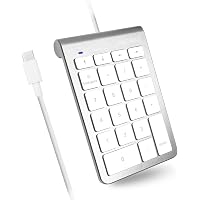 iClever KP08 Wireless Numeric Keypad, 22 Keys Bluetooth Number Pad ...