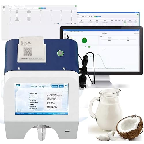 Ultrasonic Milk Analyzer Dairy Analyzer Dairy Composition Analyzer with ...