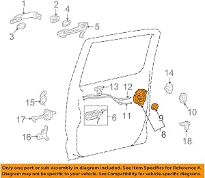 Amazon.com: Toyota 69050-04020 Door Lock Actuator Motor: Automotive