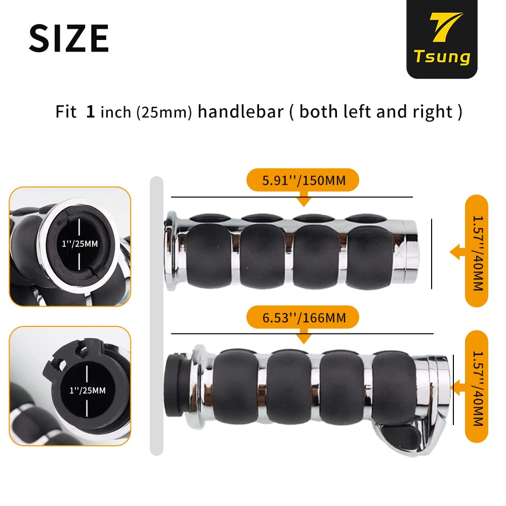 Mua TSUNG Lenkergriffe 2,5 cm Motorrad 25 mm Gasgriff Handgriff ...