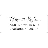 Amazon.com : Personalized Return Address Labels Simple - Set of 240 Elegant Custom Mailing ...