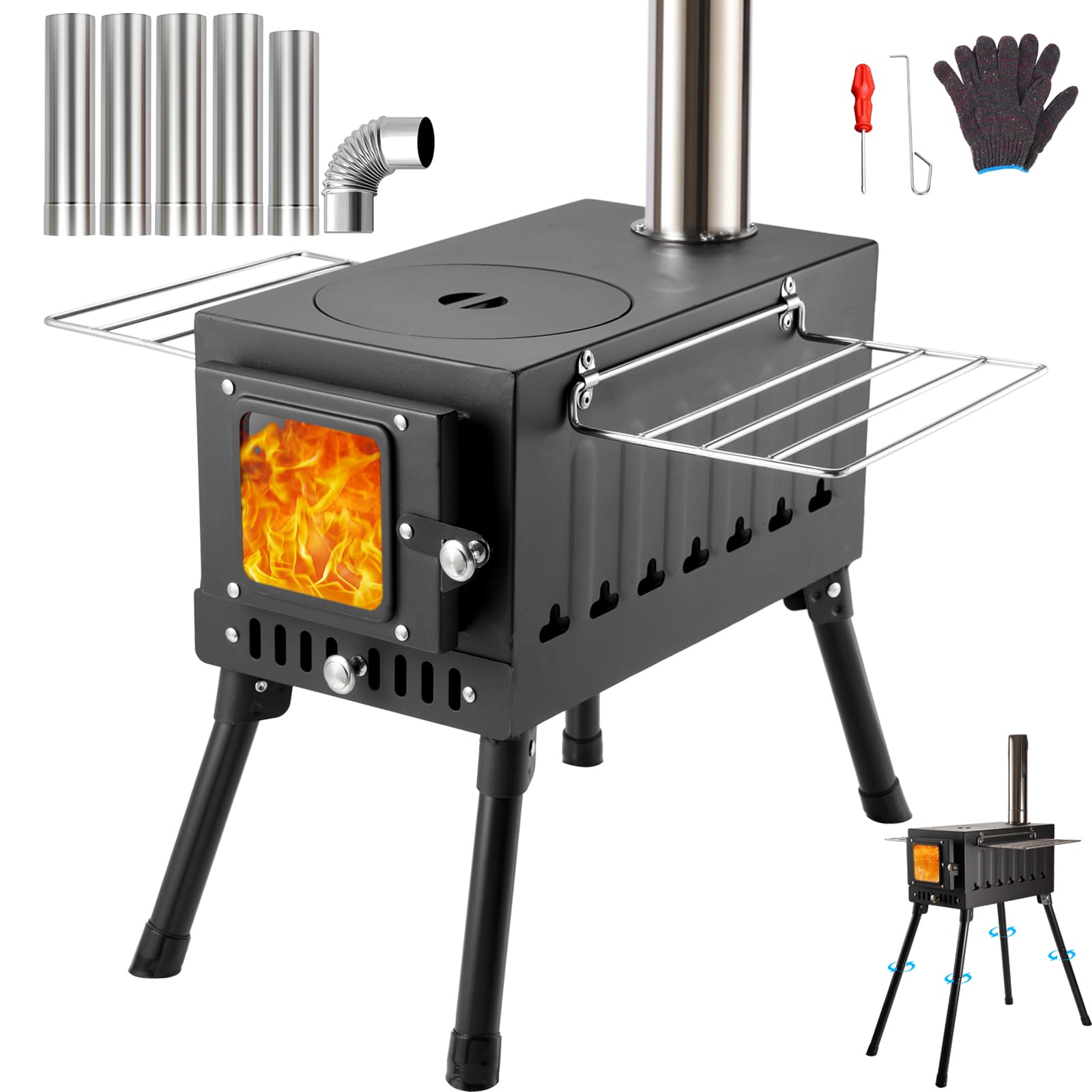 Mua Aomxay Wood Burning Stove, Camping Wood Stove, Portable Hot Tent ...